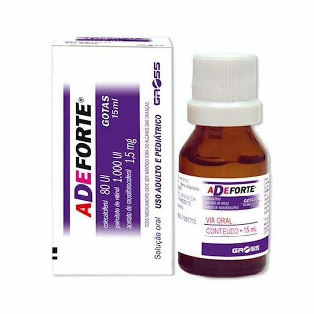 Adeforte Gotas 15ml | Drogaria Globo - Drogaria Globo