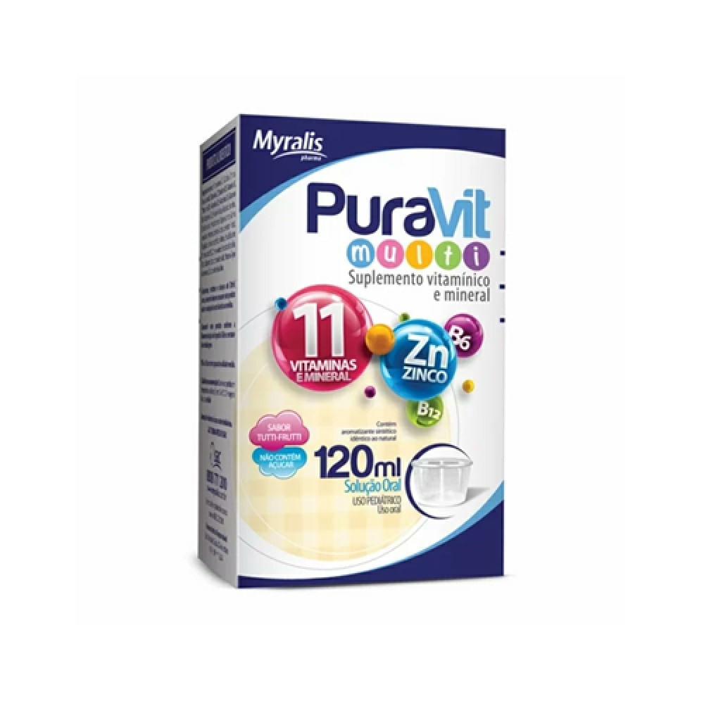 Puravit Multi Solução Oral 120ml | Drogaria Globo - Drogaria Globo