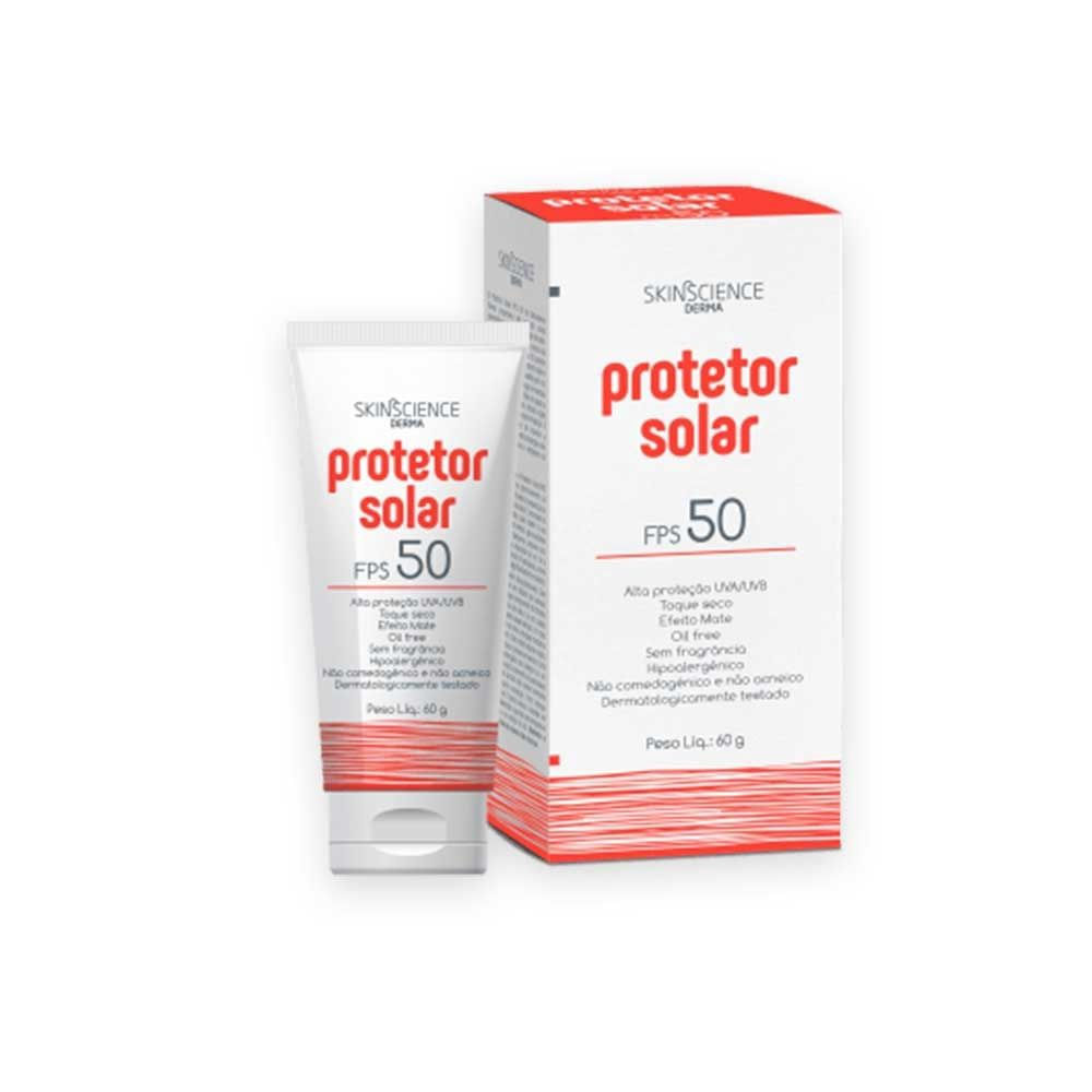 Protetor Solar Skinscience Fps50 Toque Seco 60ml - Drogaria Globo