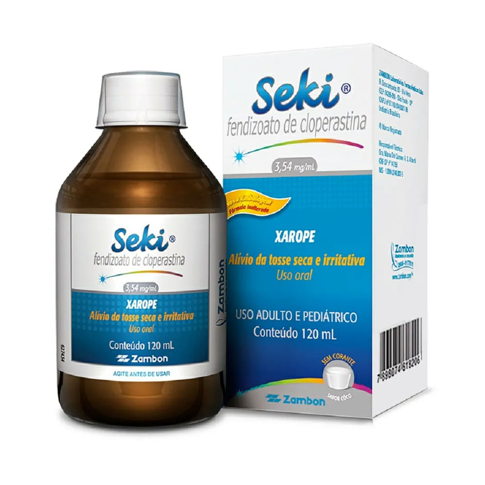 Seki Xarope 120ml | Drogaria Globo - Drogaria Globo