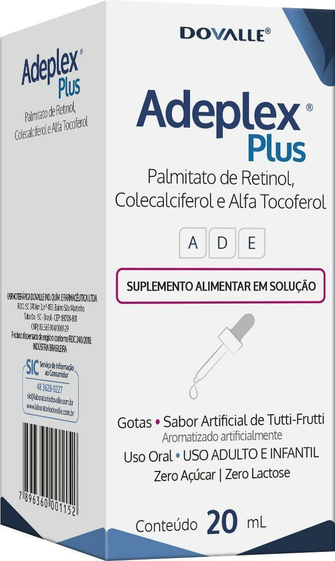Adeplex Plus Gotas 20ml | Drogaria Globo - Drogaria Globo
