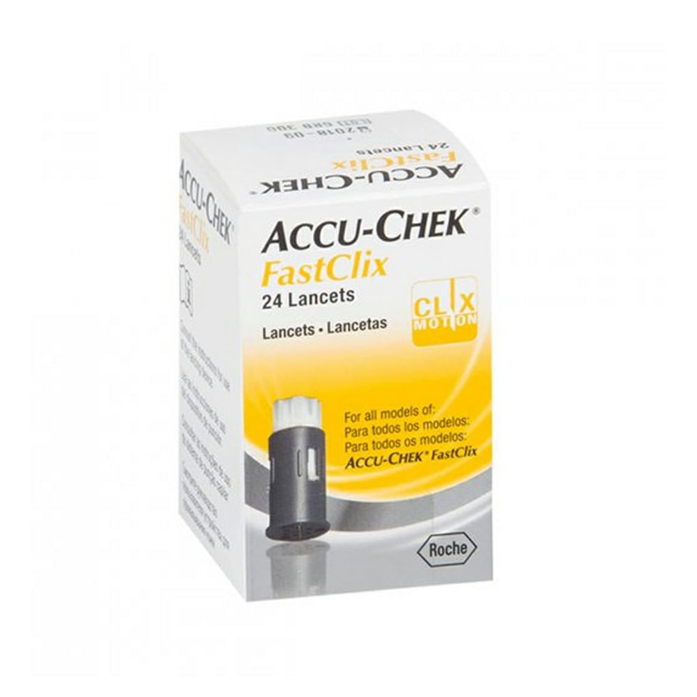 Lancetas Accu-Chek Fastclix 24 Unidades | Drogaria Globo - Drogaria Globo