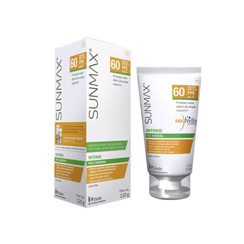 Protetor Solar Sunmax Intense FPS60 120g| Drogaria Globo - Drogaria Globo