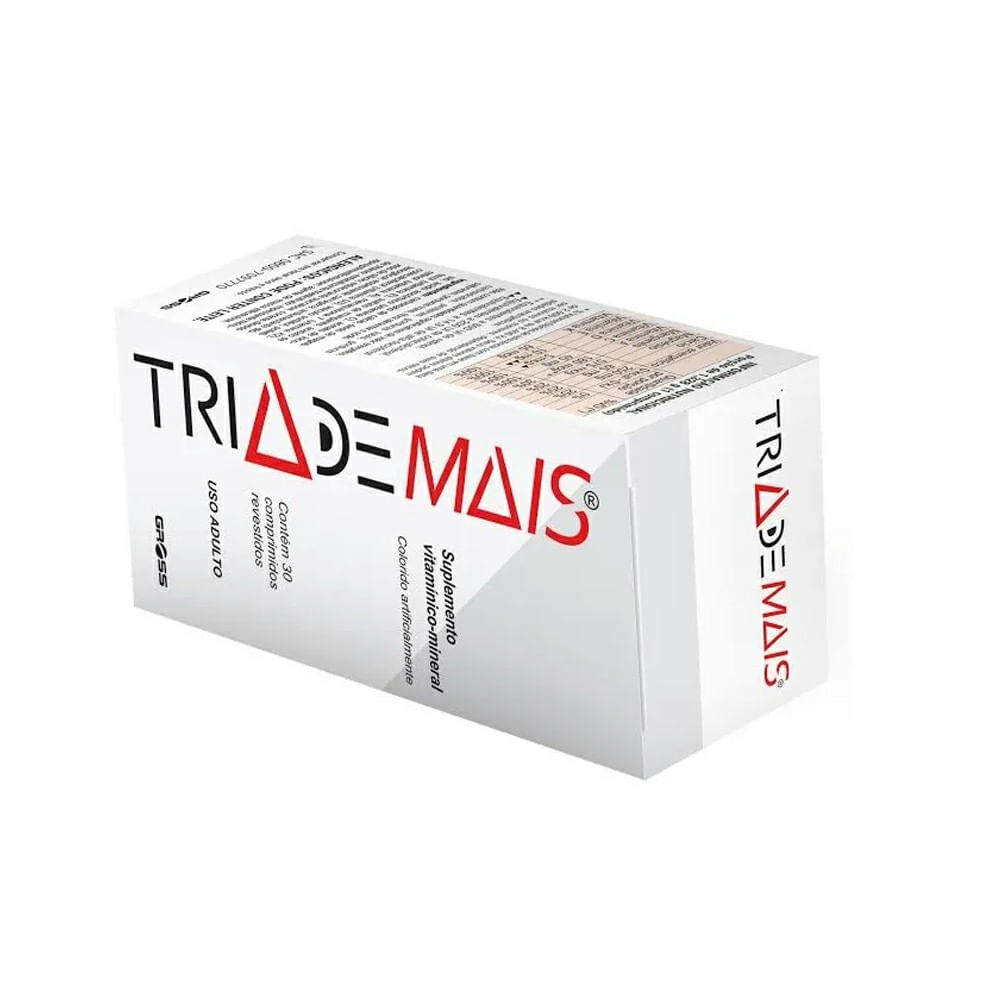 Triade Mais 30 Comprimidos|Drogaria Globo - Drogaria Globo
