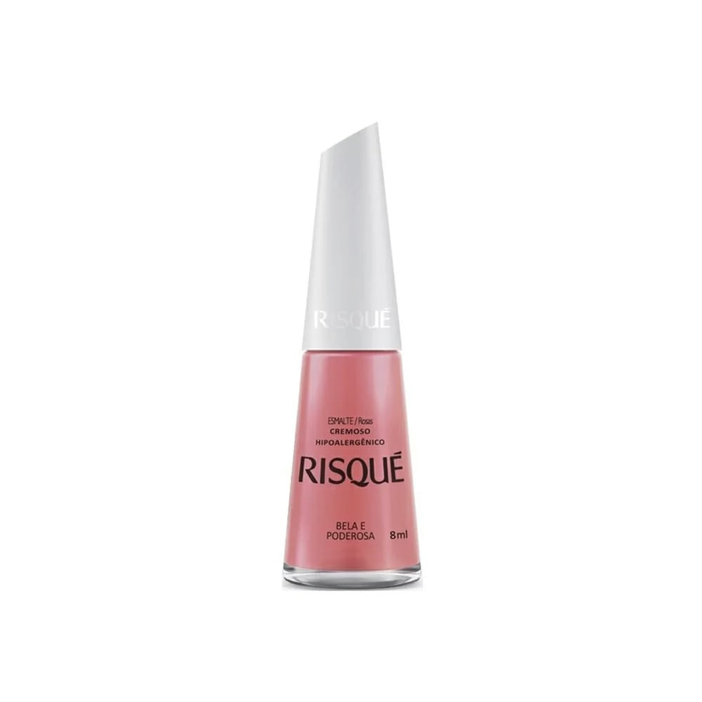 Esmalte Risqué Rosas Bela e Poderosa 8ml | Drogaria Globo - Drogaria Globo