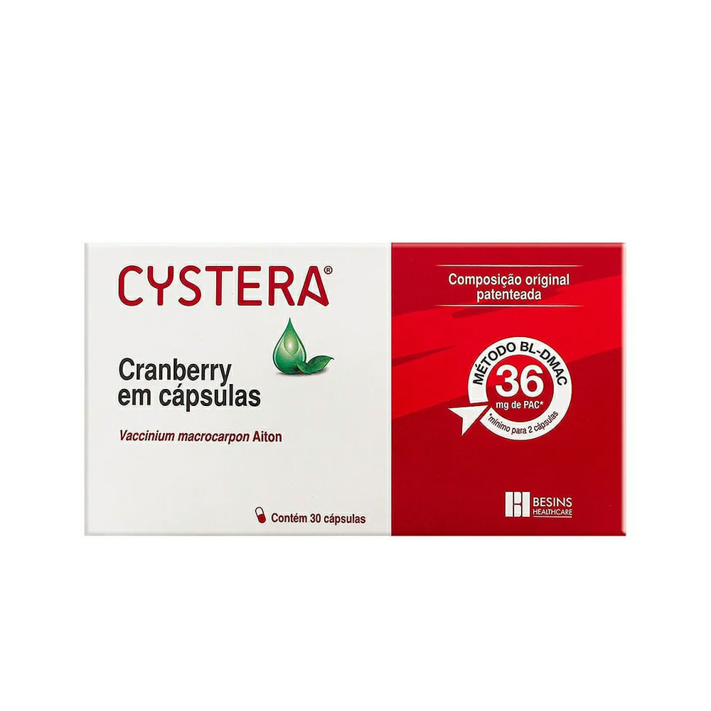 Cystera 30 Cápsulas | Drogaria Globo - Drogaria Globo