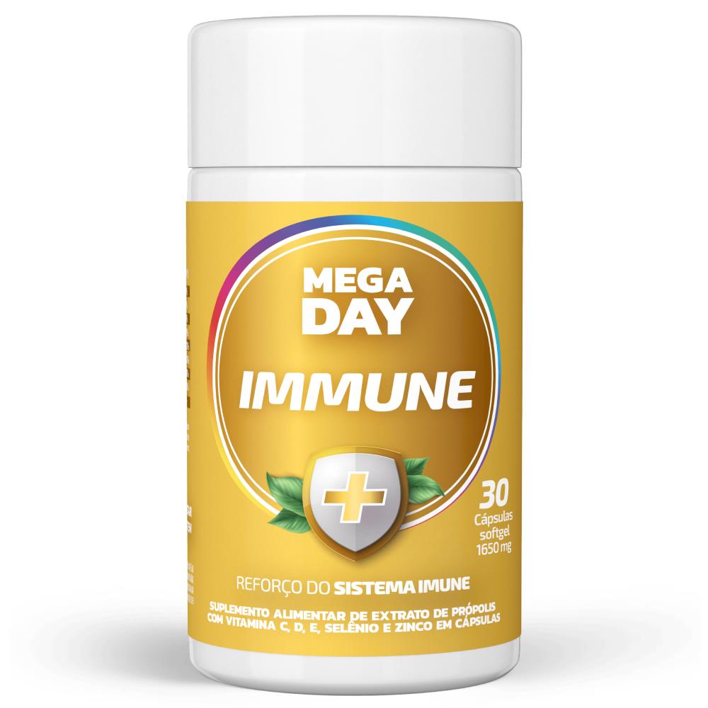 Mega Day Immune 30 Cápsulas | Drogaria Globo - Drogaria Globo