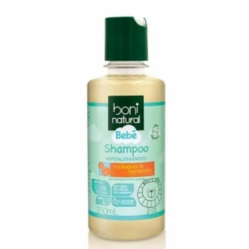 Shampoo Boni Natural Bebê Calêndula e Hamamélis 250ml|Drogaria Globo ...