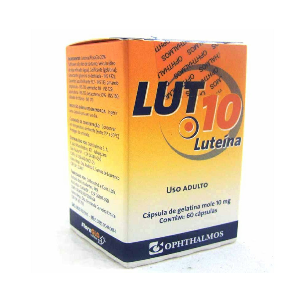 Lut 10 60 Cápsulas | Drogaria Globo - Drogaria Globo