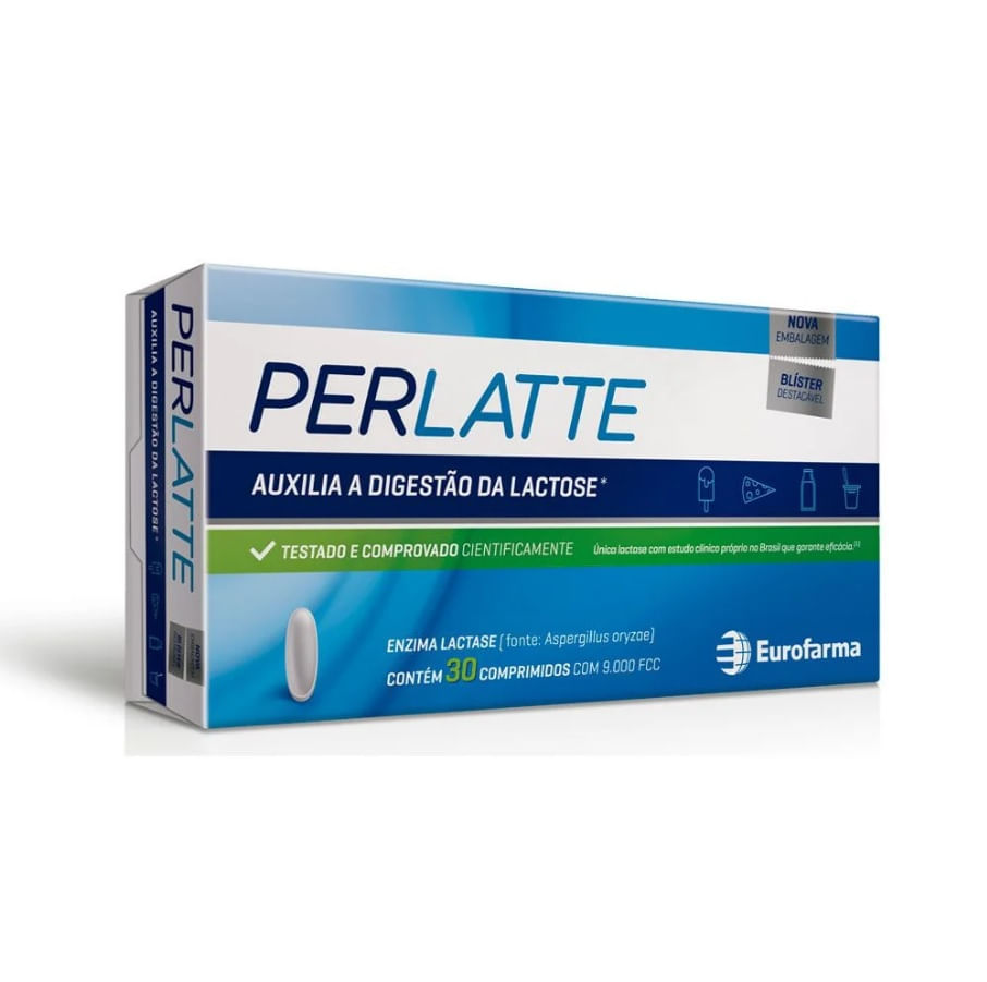 Perlatte 30 comprimidos | Drogaria Globo - Drogaria Globo