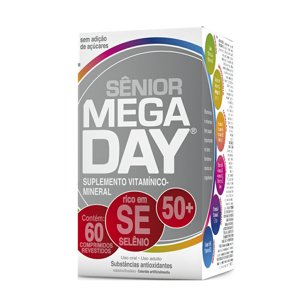 Mega Day Sênior 60 Drágeas | Drogaria Globo - Drogaria Globo