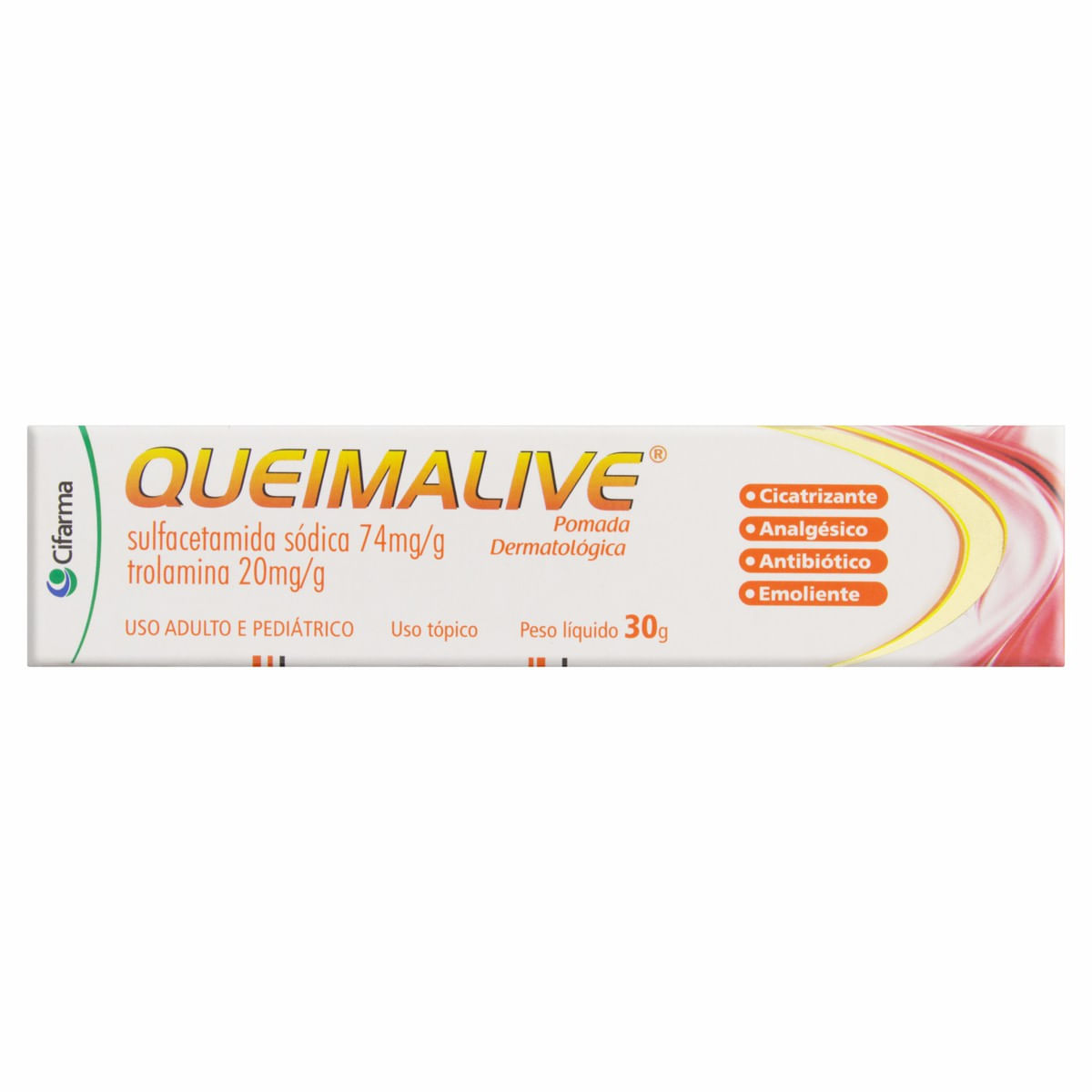 Pomada Queimalive 30g|Drogaria Globo - Drogaria Globo