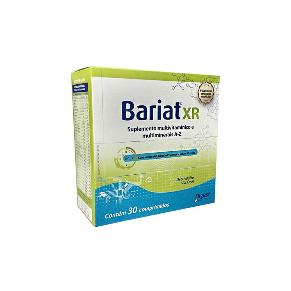 Bariat XR 30 Comprimidos | Drogaria Globo - Drogaria Globo