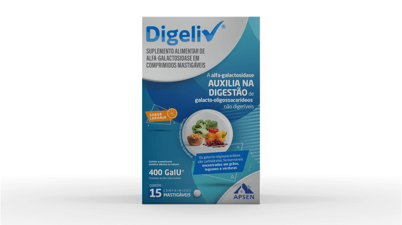 Suplemento Alimentar Digeliv 15comprimidos |Drogaria Globo - Drogaria Globo