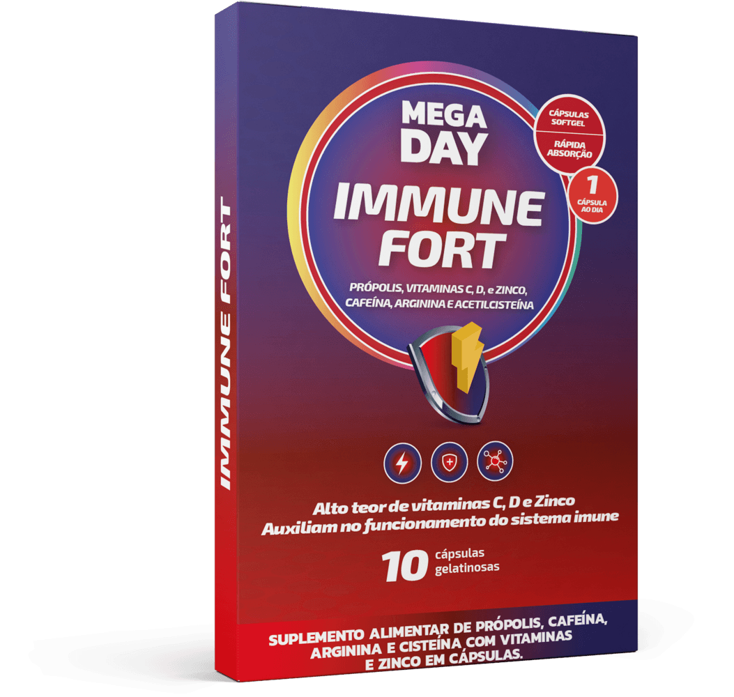 Mega Day Immune Forte 10 Cápsulas - Drogaria Globo