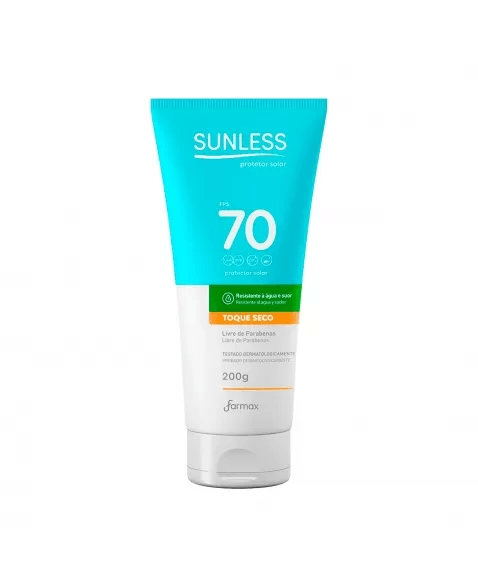 Protetor Solar Fps 70 Sunless 200g - Drogaria Globo