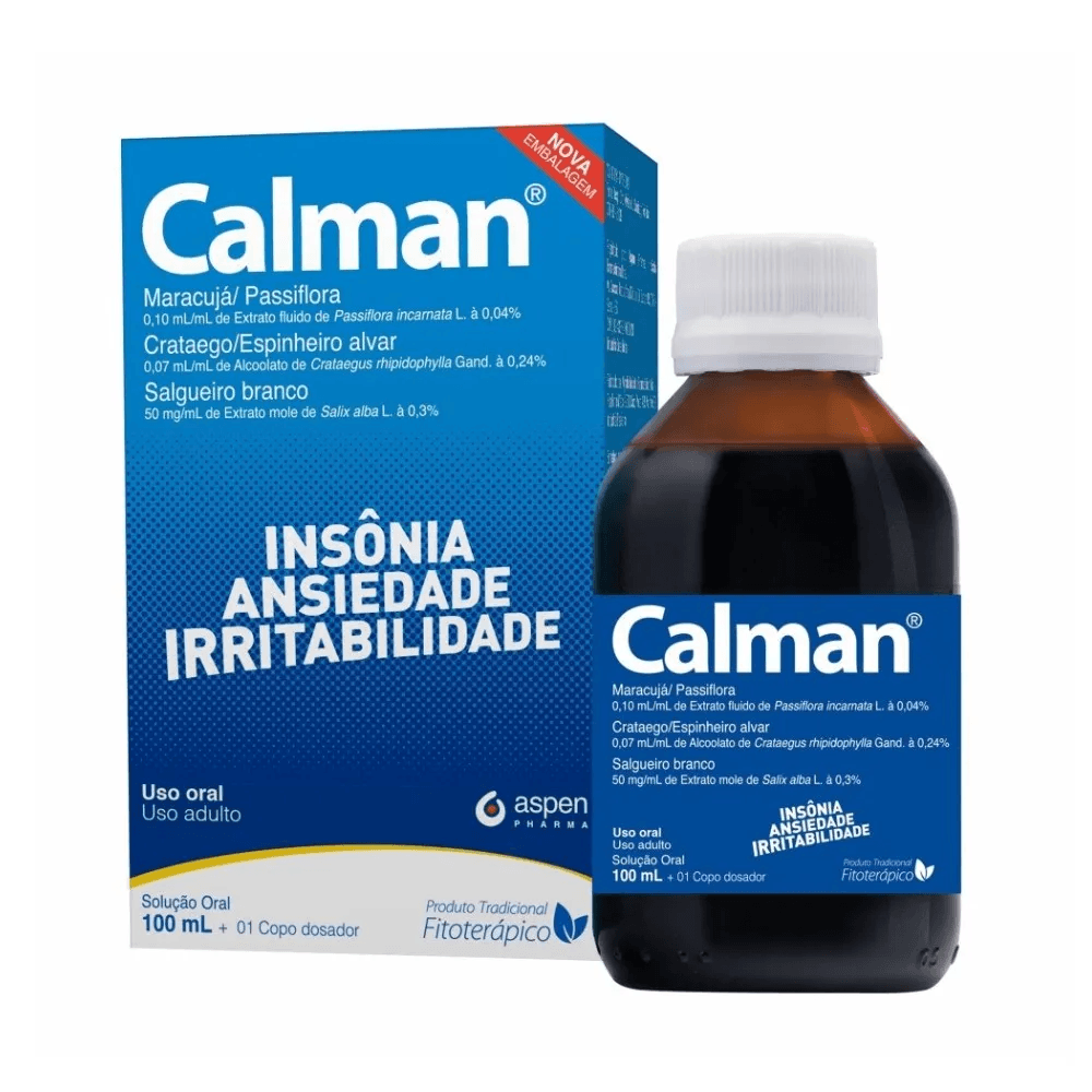 Calman Solução Oral 100ml | Drogaria Globo - Drogaria Globo