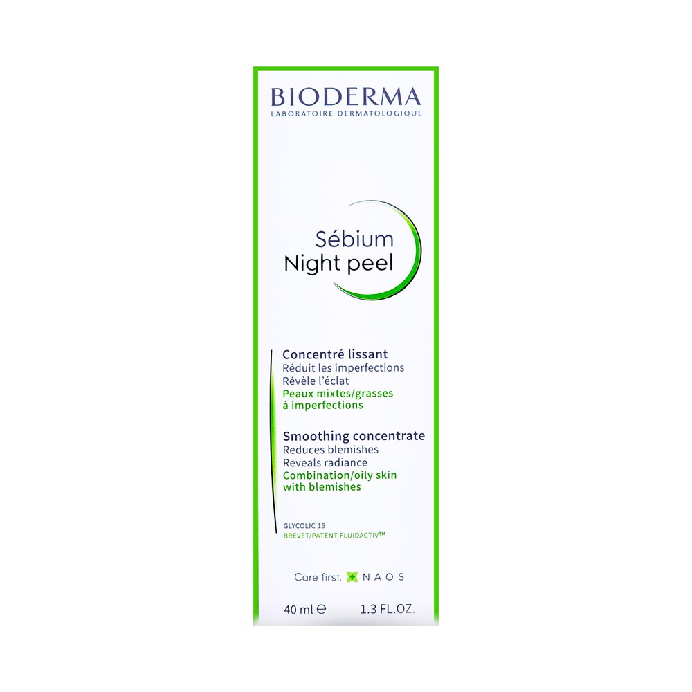 Boderma Sebium Night Peel Smoothing Concentrate 40ml|Drogaria Globo ...
