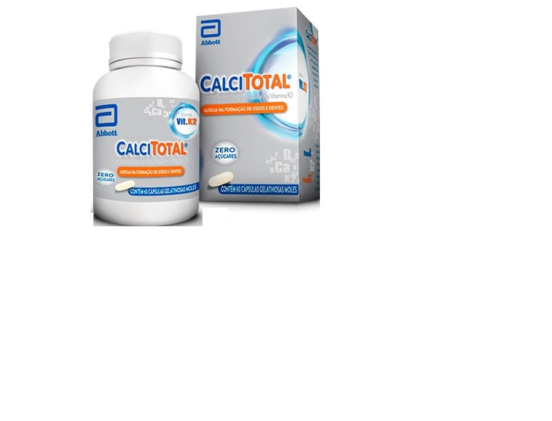 Calcitotal 60 Cápsulas | Drogaria Globo - Drogaria Globo